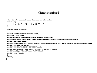 Client.cc continued